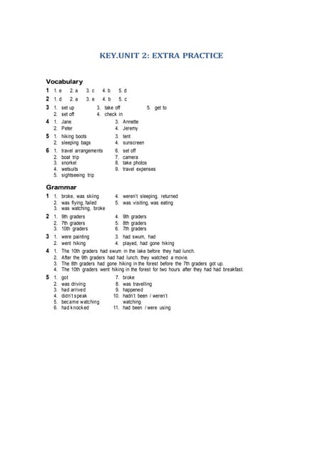 Tp 03 unit_10_workbook_ak | PDF | South America Travel | Travel Locations