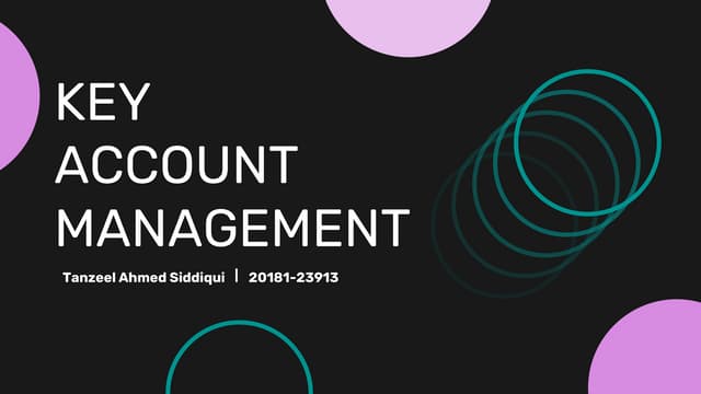 Key Account Management | PPT
