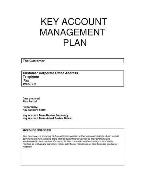 Technical Account Management Template | PPT | Technology & Computing