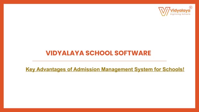 Automate Student Enrollment Process With Admission Management System ...