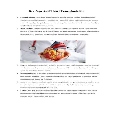 Key Aspects of Heart Transplantation.docx