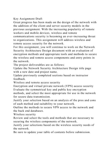 IT 640 Milestone Two nursing writers.pdf | Computer Networking | Computing