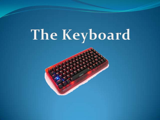 Computer keyboard | PPTX