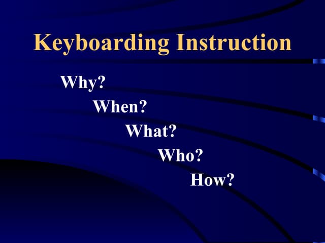 Keyboarding Technique PowerPoint | PPS
