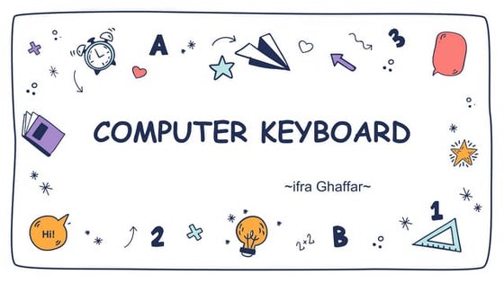 Keyboarding skills | PPT | Computer Peripherals | Computing