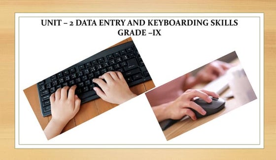 Keyboarding Technique PowerPoint | PPS