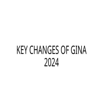 KEY CHANGES OF GINA 2024 asthma guidelines | PPTX
