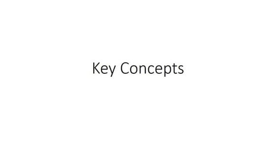 Key concepts | PPT
