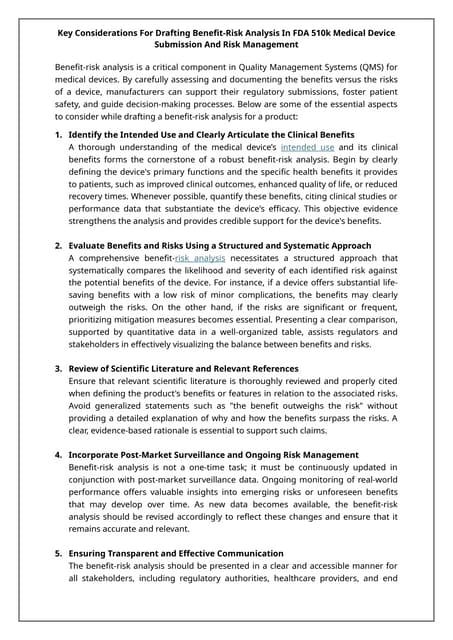 Risk Management and Risk Analysis Techniques for IVD and Non IVD ...
