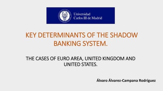 Global Shadow Banking - The Elephant in the Room | PPT