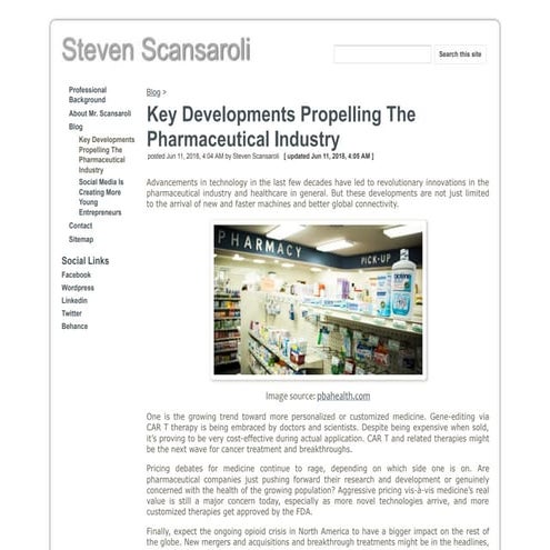 Steven scansaroli biography | PDF