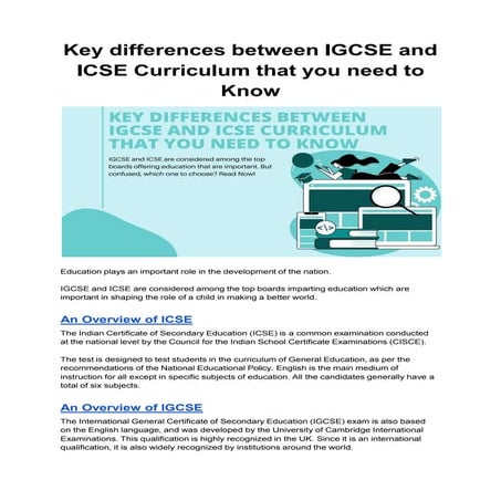 Key differences between IGCSE and ICSE Curriculum that you need to Know.pptx