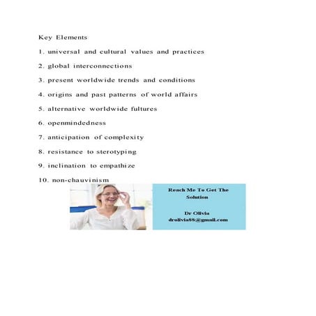 Key Elements1. universal and cultural values and practices2. | DOCX