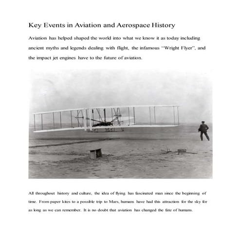 Key events in aviation and aerospace history | DOCX