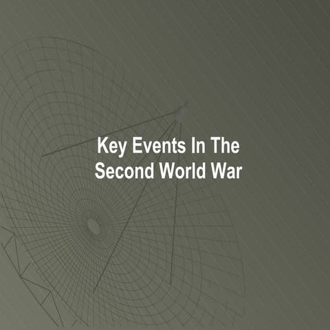 Key Events During World War 2 | PPT