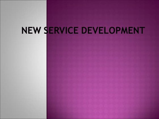 New service-development-process-design | PPT