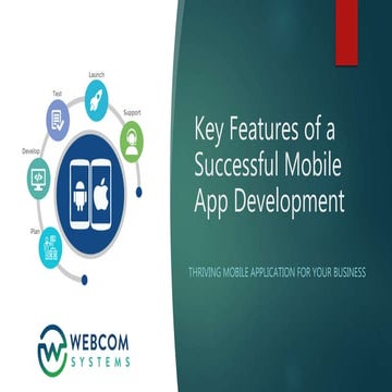 Key Features of a Successful Mobile App Development | PPT
