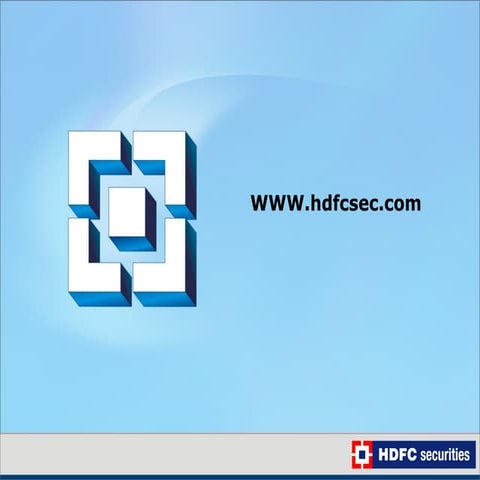 Key features of www.hdfcsec.com