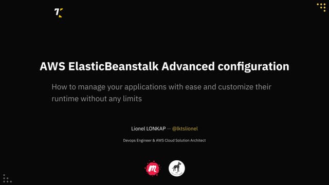 Aws Elasticbeanstalk Advanced Configuration Pdf