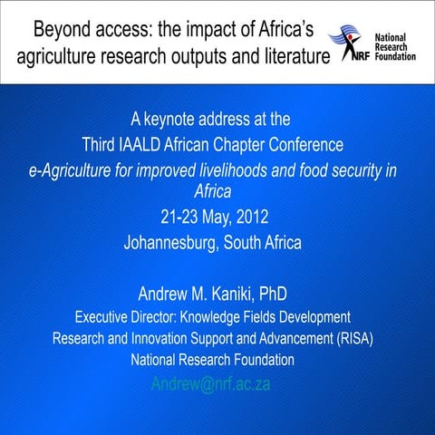The African Leadership Academy | PPTX