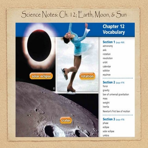 Keynote ch. 12 earth & moon(2).key | Geography | Science