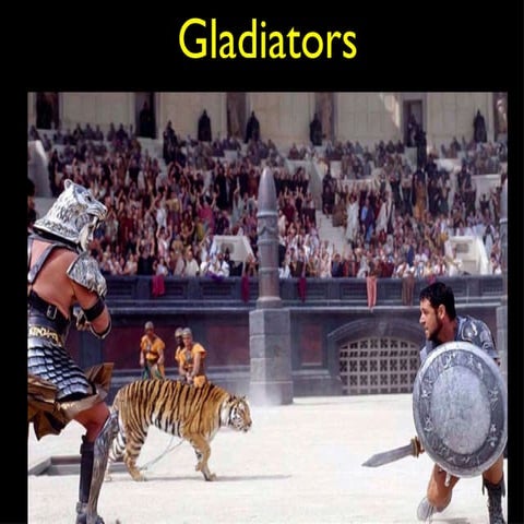 Rome Presentation- Gladiators | PPT