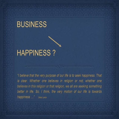 KEYNOTE BUSINESS HAPPINESS | PPTX