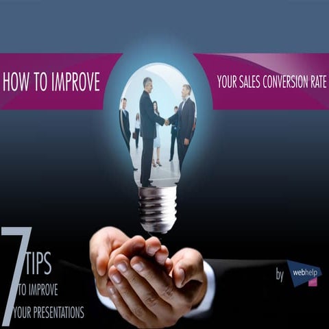 Keynote how to improve your sales conversion rate | PDF