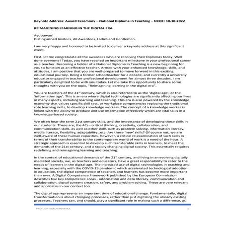 Reimagining Learning in the Digital Era | PDF | Education industry ...