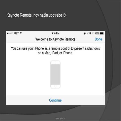 Keynote Remote iOS 7 | PPTX