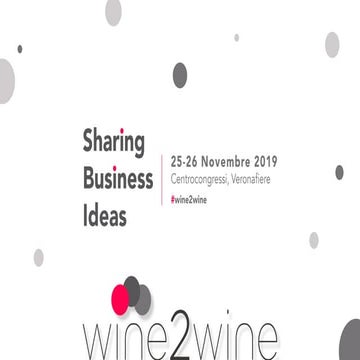 Stevie Kim's Kick-off Speech at wine2wine 19 | PPT