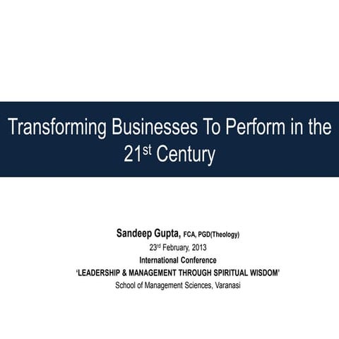 The 21st Century Leadership | PPTX