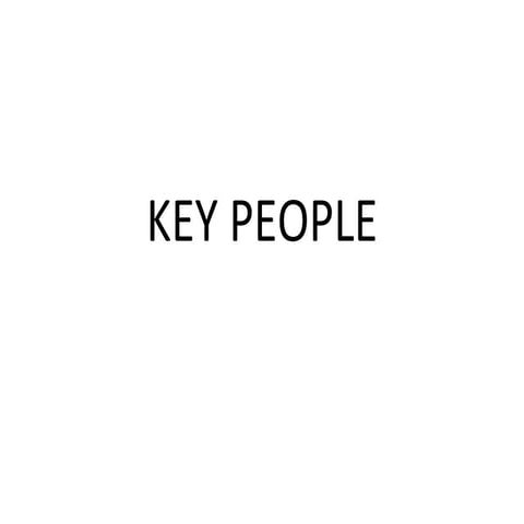 Key people | PPT