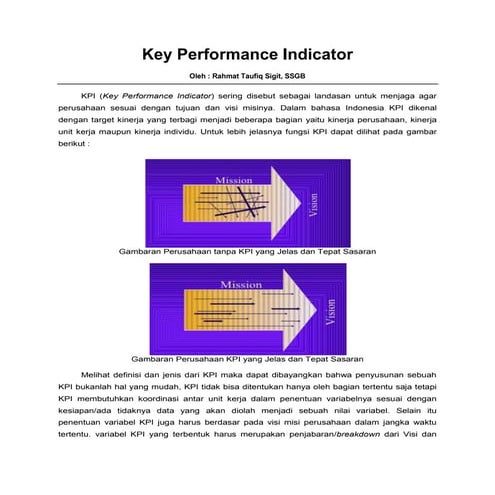 Key Performance Indicator | PDF
