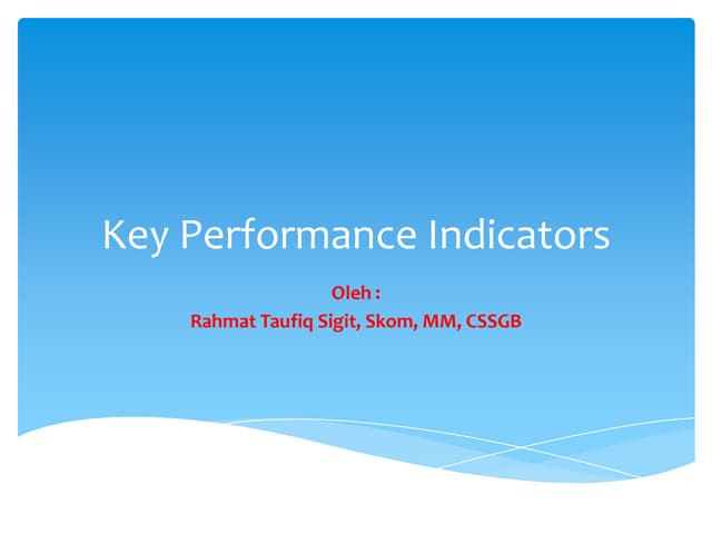 Key Performance Indicators - KPI | PPTX