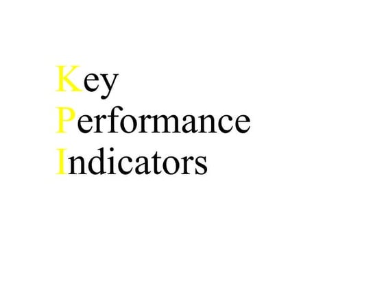 KRA KPI ( Key results area and Key performance indicators) | PPT