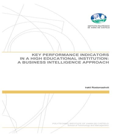 Key performance indicators bi aproach_irakli_rostomashvili_19112010 | PDF