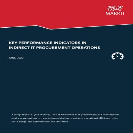 KEY PERFORMANCE INDICATORS IN IT PROCUREMENT | PDF