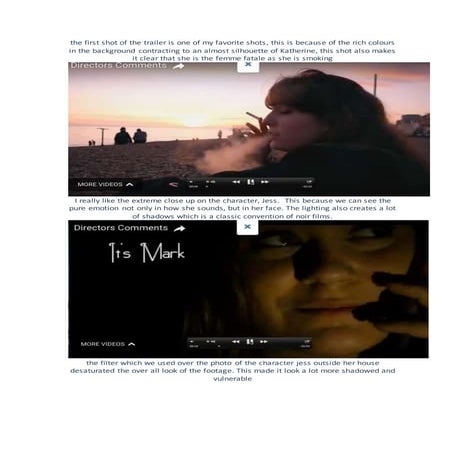 Key points from directors commentary | PDF