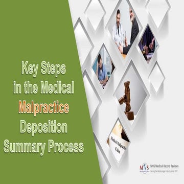 Key Steps in the Medical Malpractice Deposition Process.ppsx