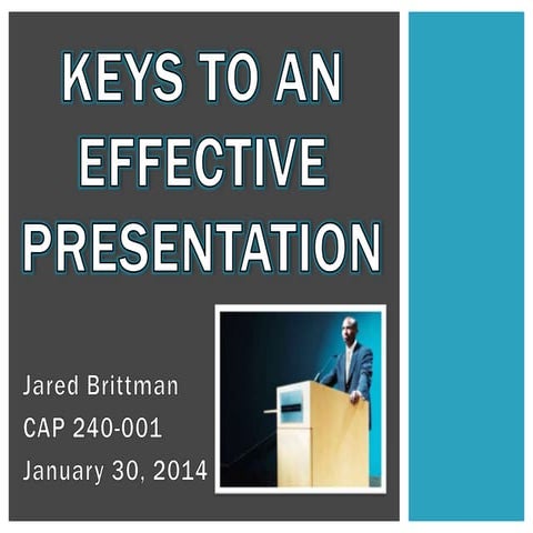 Keys to an Effective Presentation | PPT
