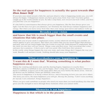 Keys to happiness | PDF