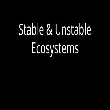 Keystone_Invasive Species For Stable and Unstable Ecosystems | PPTX