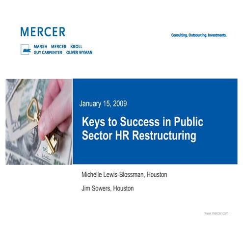 Keys To Success In Restructuring Hr.Ppt