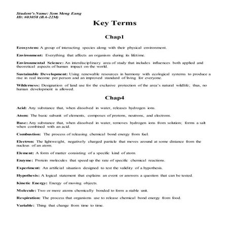 Wildlife Termonogies.powerpoint presentation | PPTX