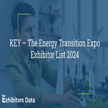 KEY – The Energy Transition Expo Exhibitor Email List - Event ...