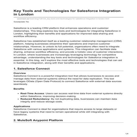 Key Tools and Technologies for Salesforce Integration in London.pdf