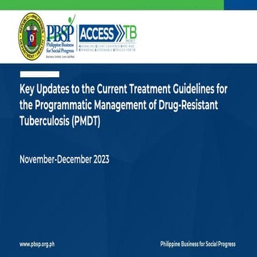 Key Updates for Pulmonary Tuberculosis Multiple Drug Resistance | PDF