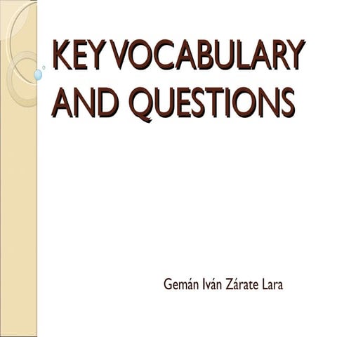 Vocabulary Quiz Bowl | PPT