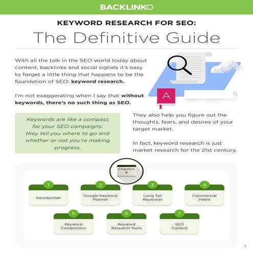 Keyword Research The Definitive Guide Backlinko | PDF
